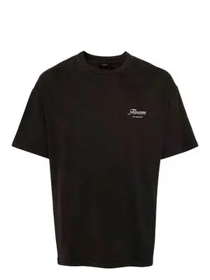 FIVE CM Logo-print Cotton T-shirt - Grey