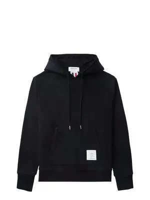 Thom Browne Rwb Stripe Loopback Hoodie - Blue