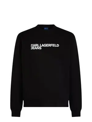 Karl Lagerfeld Essential Logo Sweatshirt - Black