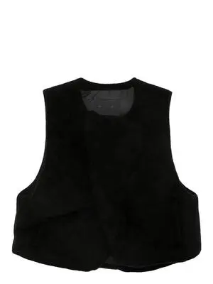 HELIOT EMIL Felted Gilet - Black