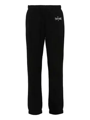CHIARA FERRAGNI Embroidered-logo Track Pants - Black