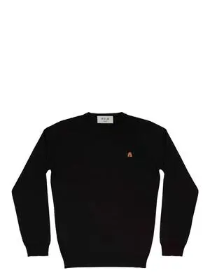 PELO FOUNDATION Dog-appliqué Jumper - Black