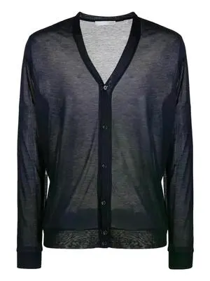 PRIVATE STOCK LABS Nero Semi-sheer Cardigan - Blue
