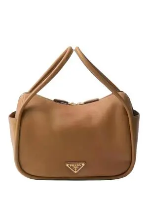 Prada Darling Leather Handbag - Brown