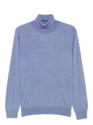 CRUCIANI Roll-neck Sweater - Blue