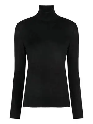 Ralph Lauren Roll-neck Cashmere Jumper - Black