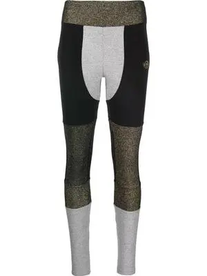 PLEIN SPORT Statement Stretch Leggings - Black
