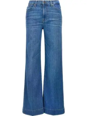 7 For All Mankind Modern Dojo Flared Jeans - Blue