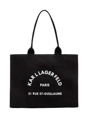 Karl Lagerfeld Rue St-guillaume Tote Bag - Black