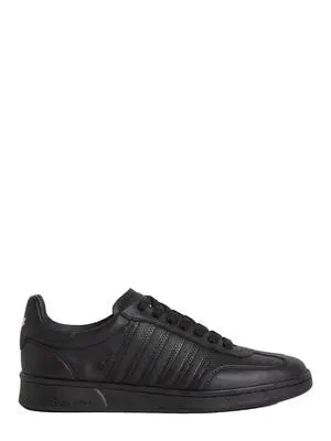 Dsquared2 Boxer Leather Sneakers - Black