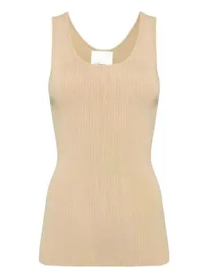3.1 Phillip Lim Ribbed Tank Top - Neutrals