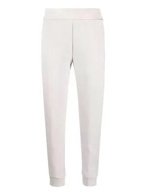 Calvin Klein Elasticated-waistband Cotton-blend Track Pants - Neutrals