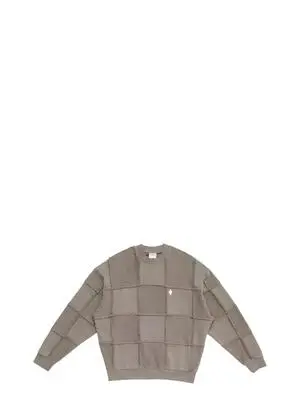 COUNTY OF MILAN Cross Inside Out Sweatshirt - Grey