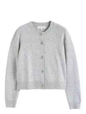 Chinti & Parker Crew-neck Cardigan - Grey