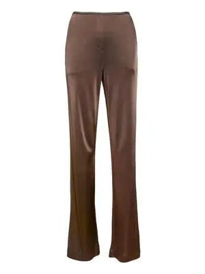 Helmut Lang Fluid Straight-leg Trousers - Brown