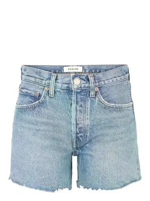 AGOLDE Parker Denim Shorts - Blue