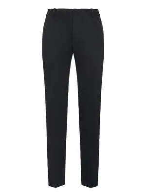 Alexander McQueen Tailored Tapered Trousers - Black