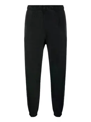 PAURA Logo-embellished Cotton Track Pants - Black