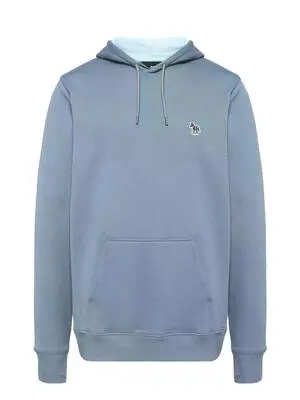 Paul Smith Zebra Logo Organic Cotton Hoodie - Blue