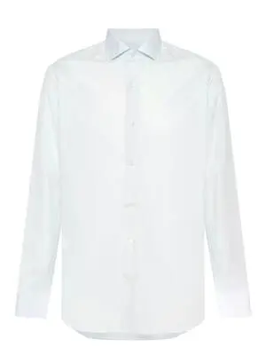D4.0 Slub-texture Shirt - Blue