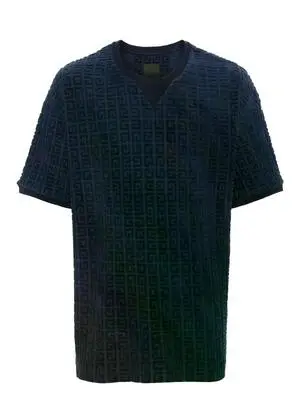 Givenchy 4g Cotton Towelling T-shirt - Blue