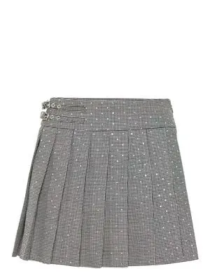 Philipp Plein Pleated Mini Skirt - Black