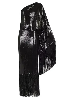 TALLER MARMO Eternity Disco Maxi Dress - Black