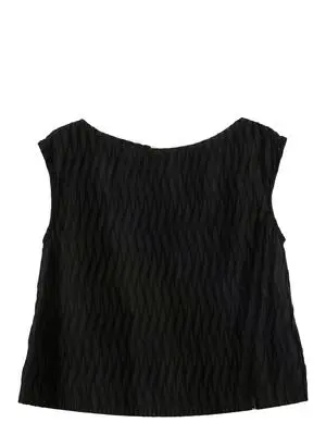 Herno Plissé Top - Black