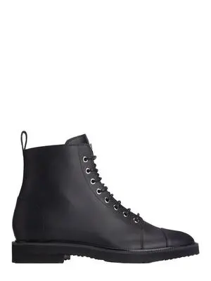 GIUSEPPE ZANOTTI Chris Low Leather Boots - Black