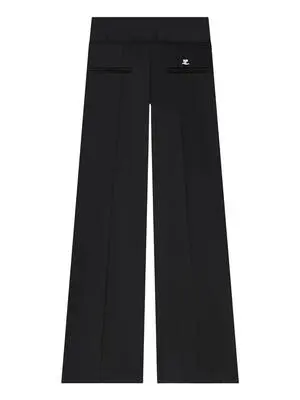 COURREGES Interlock Track Pants - Black
