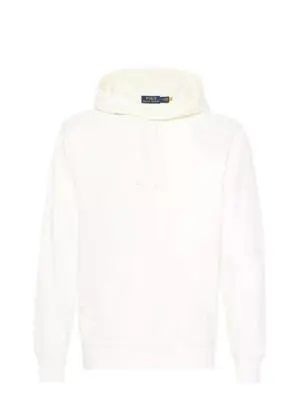 Polo Ralph Lauren Polo Pony-embroidered Cotton Hoodie - Neutrals