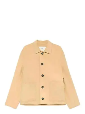AMI Paris Brushed Shirt Jacket - Neutrals