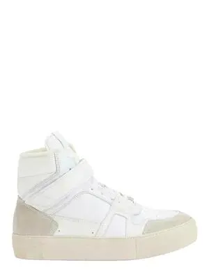 AMI Paris De Coeur High-top Sneakers - White