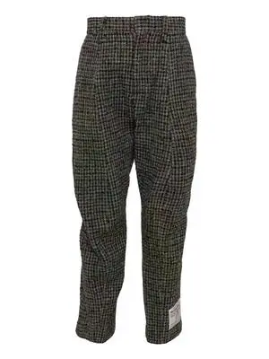 DOUBLET Zombie Silhouette Harris Tweed® Trousers - Grey