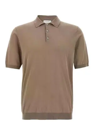 BALLANTYNE Short-sleeves Polo Shirt - Brown