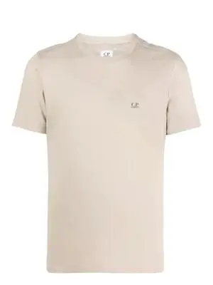 C.P. COMPANY Goggle Cotton T-shirt - Neutrals