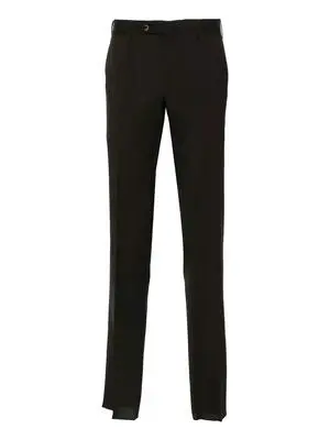 PT TORINO Mid-rise Slim-fit Trousers - Brown