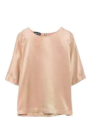 Giorgio Armani Satin Blouse - Neutrals