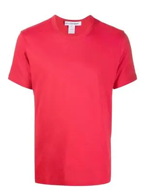 Comme Des Garçons Logo-print Cotton T-shirt - Red