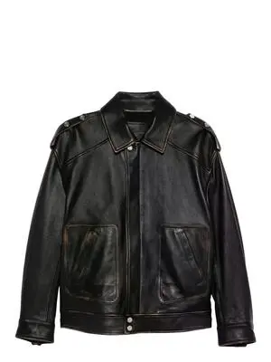 Blumarine Leather Jacket - Black