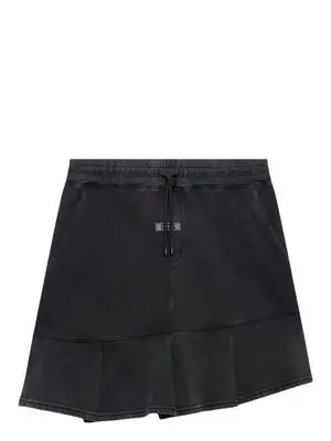 Gcds Stone-washed Track Skirt - Grey
