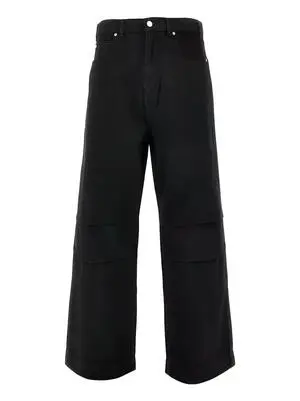 1989 STUDIO Wide-leg Utility Jeans - Black