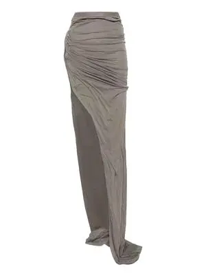 Rick Owens Edfu Maxi Skirt Grey