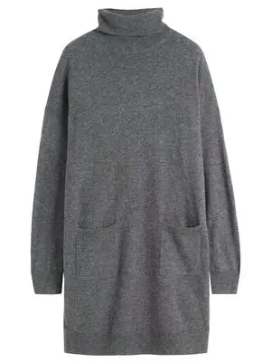 Chinti & Parker Roll-neck Mini Dress - Grey
