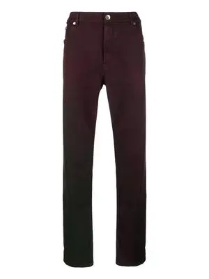 Brunello Cucinelli Mid-rise Straight-leg Jeans - Red