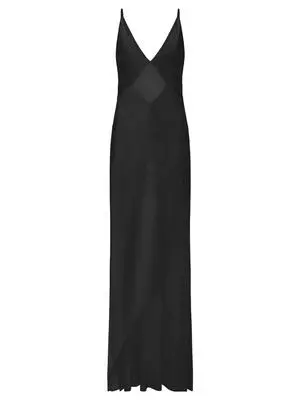 Rachel Gilbert Venus V-neck Gown - Black