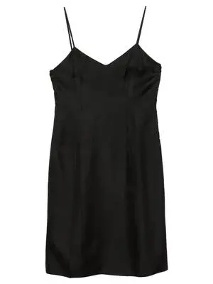 Prada Silk Midi Dress - Black