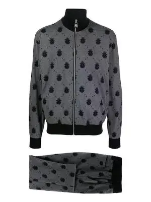 BILLIONAIRE Logo-print Track Suit Set - Grey