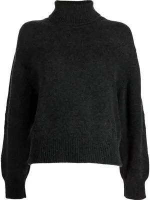 Pringle Of Scotland Cashmere Roll Neck Jumper - Grey