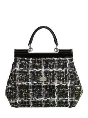 Dolce & Gabbana Medium Sicily Tote - Black